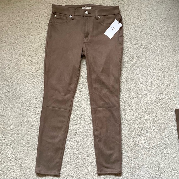 7 For All Mankind | Pants & Jumpsuits | 7 For All Mankind Moca Faux ...